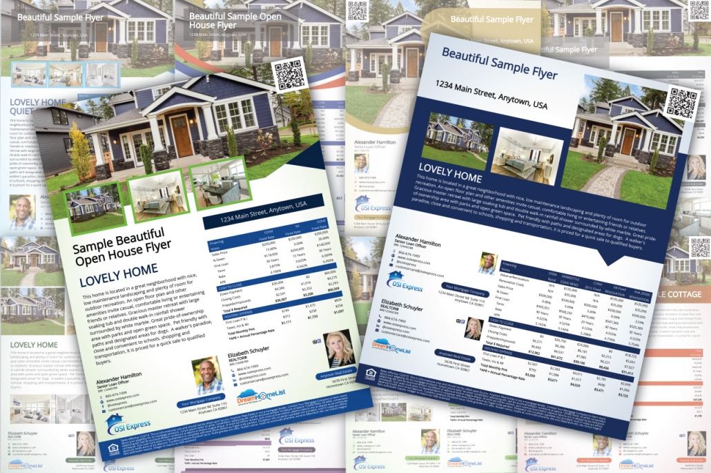 Open House Flyers, Property Websites, Rate Sheet Flyer | OSI Express